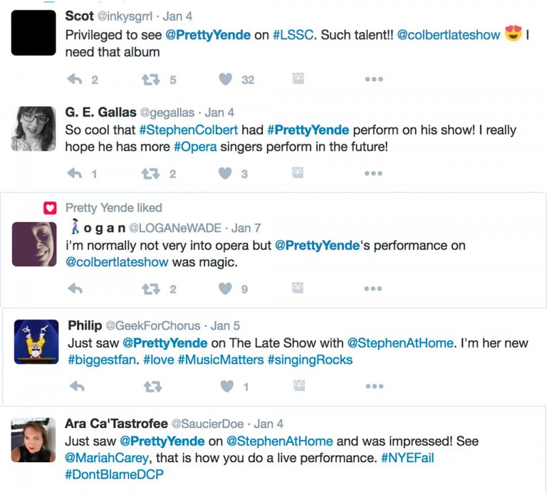 EDITORIAL | Opera Gets The Limelight On The Late Show With Stephen ...